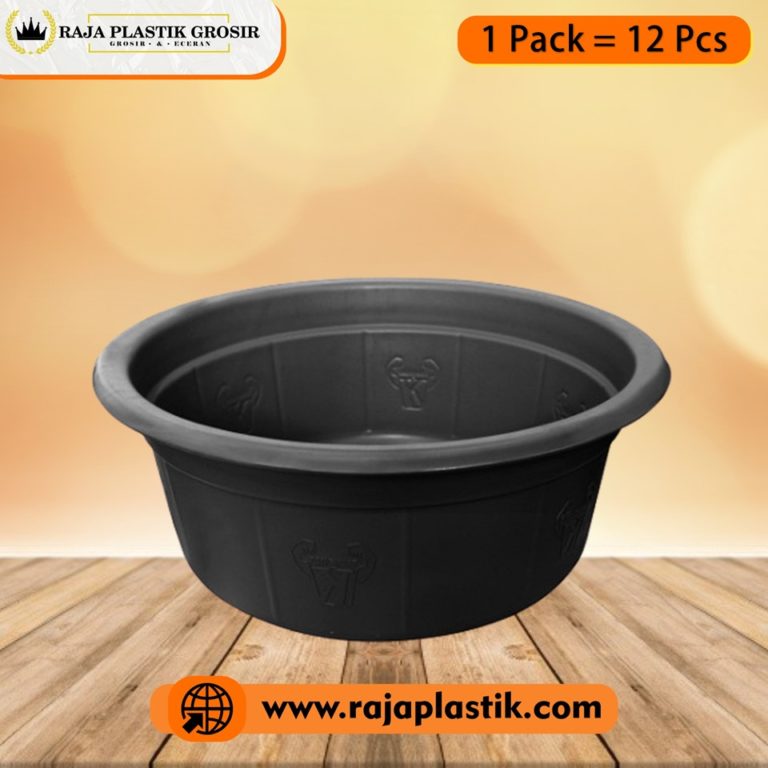 BASKOM PLASTIK BESAR TIPE USA 42 Dx HITAM, JUAL HARGA MURAH