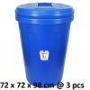 Gentong Plastik (Tong/Drum) Sampah Vol. 250 Liter, Jual Harga Grosir